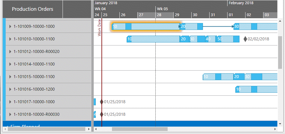 Visual Scheduling Widget | HTML5 JavaScript Gantt
